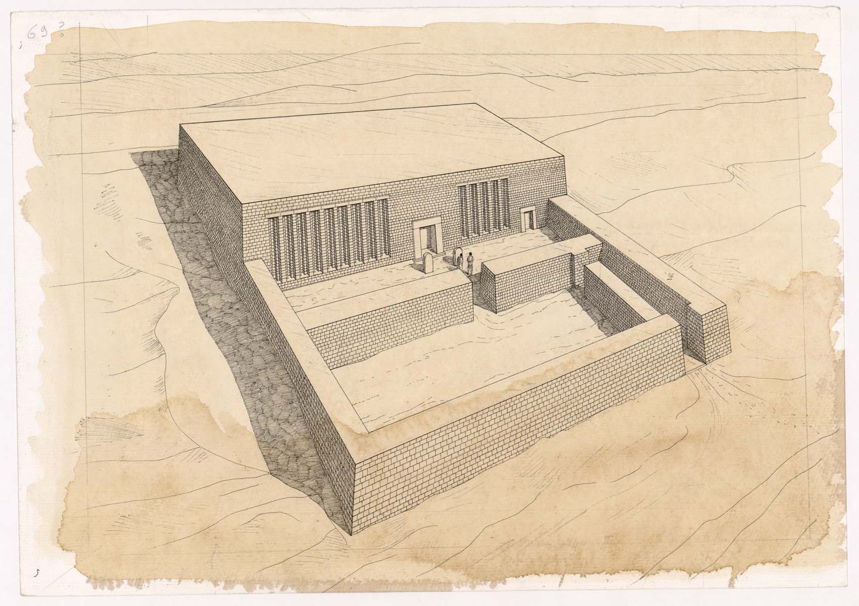 巴拉特，Qila el Daba 遗址，二号墓塔 - Jean-Claude Golvin